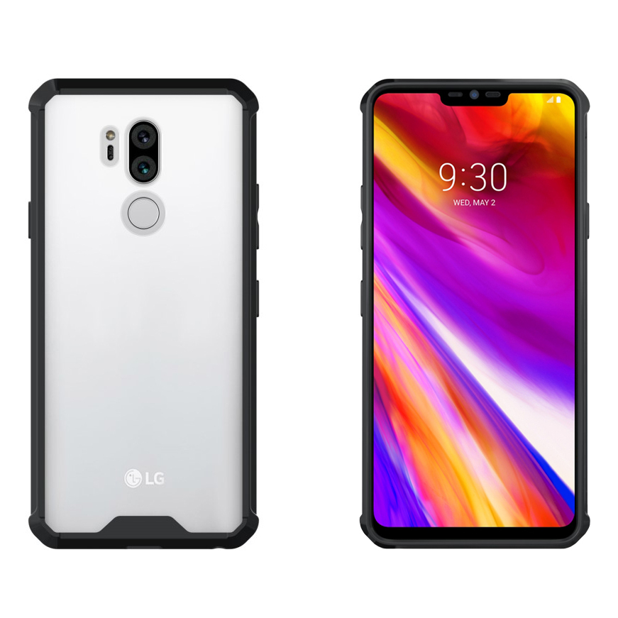 Hybrid Acrylic Hard Bumper Case - LG G7 ThinQ (Black)